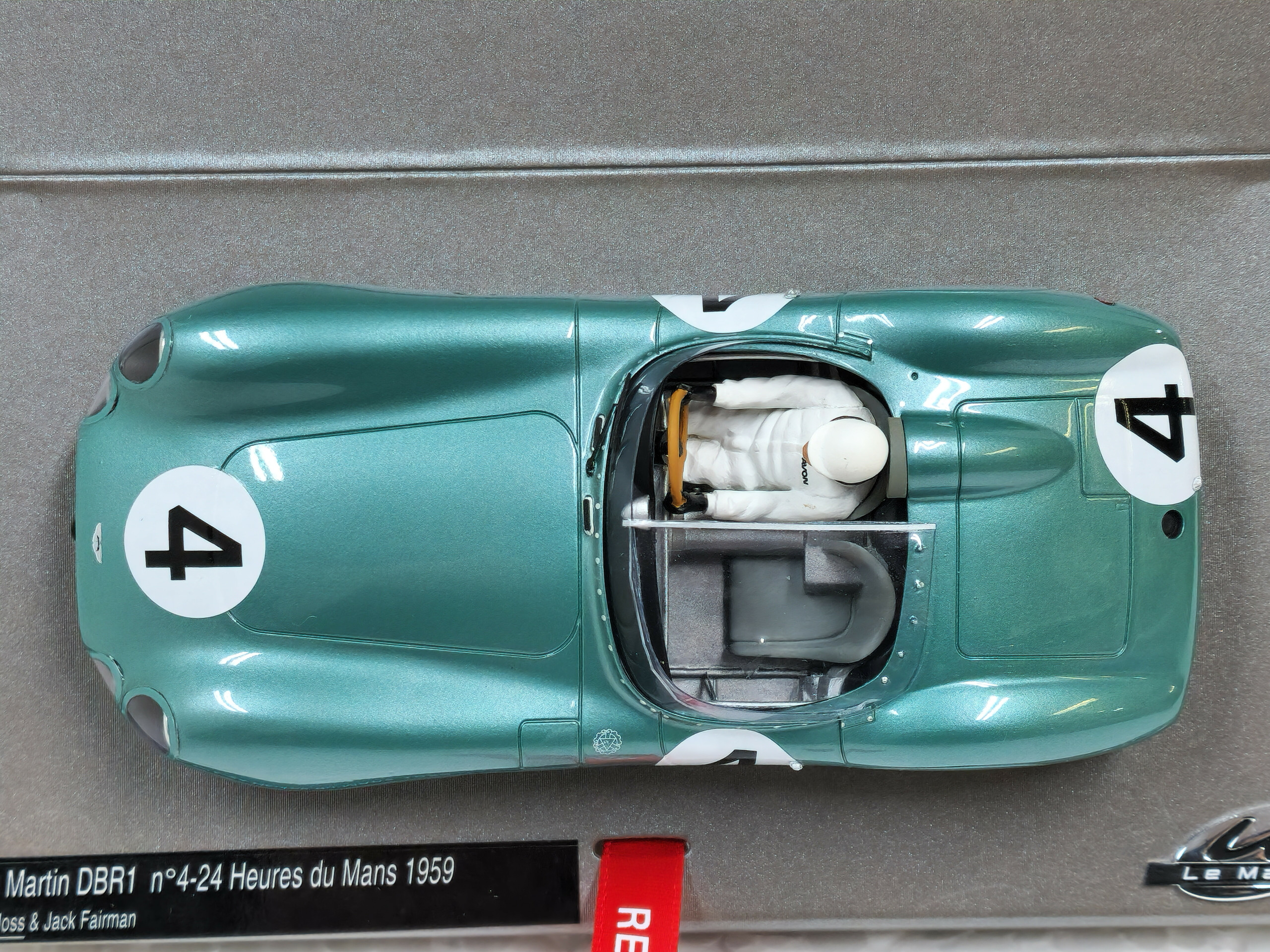 132093/4M Le Mans Miniatures Aston Martin DBR1 Le Mans 1959, #4 1:32 Slot Car - Great Traditions