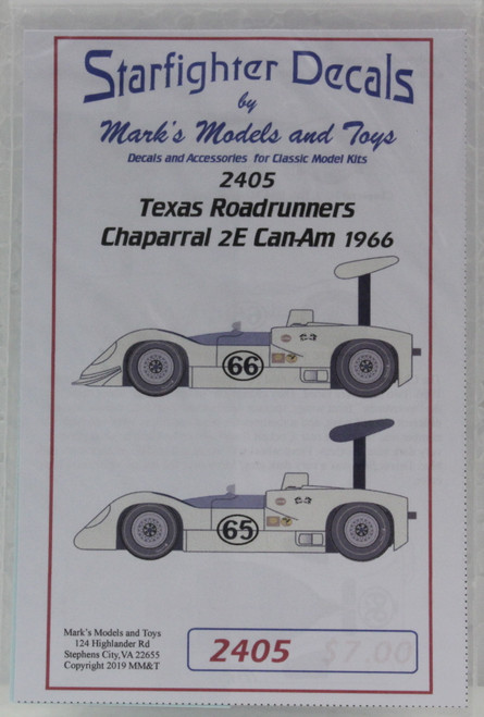 Starfighter Decals Slot Car Decals