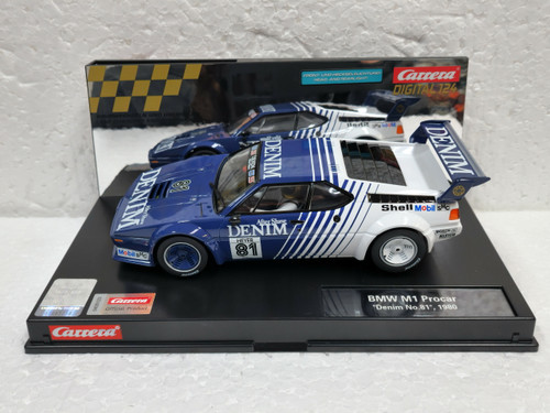 23909 Carrera Digital 124 BMW M1 Procar Denim 1980, #81 1:24 Slot Car ...