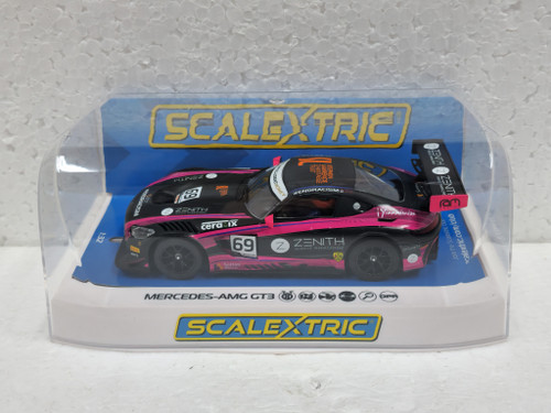 C4242 Scalextric Mercedes AMG GT3 British GT 2020, #69 1:32 Slot Car ...