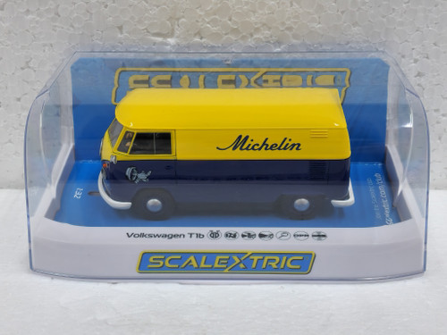 C4357 Scalextric VW Volkswagen Bus T1B Panel Van Michelin 1:32 Slot Car ...