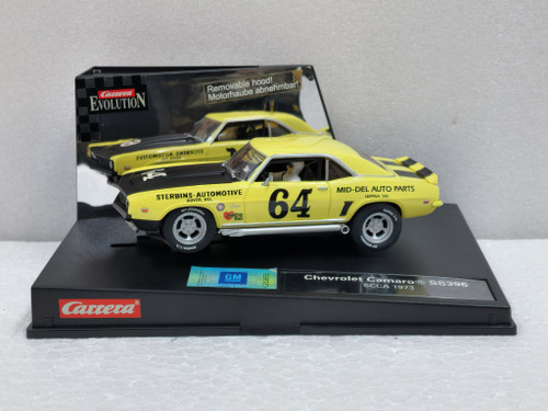 25712 Carrera Evolution Chevrolet Camaro SS396 SCCA ’73, #64 1:32 Slot ...