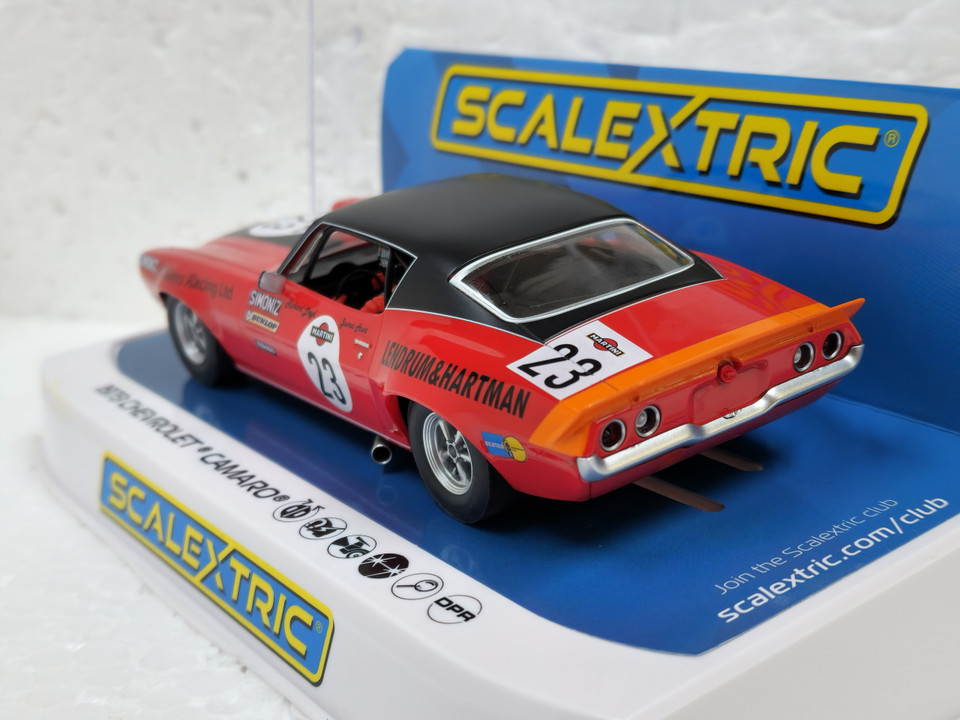 C4216 Scalextric Chevrolet Camaro 1973 Spa 24hrs, #23 1:32 Slot Car ...