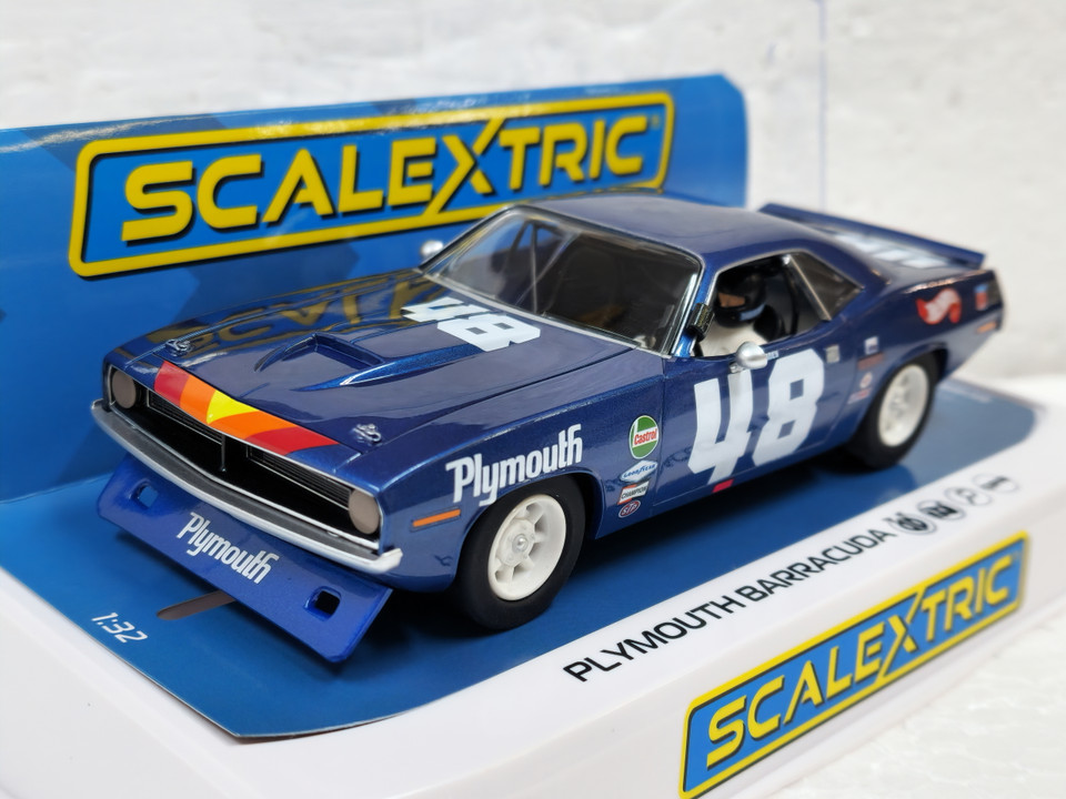 U10365X300-O SCX Plymouth Trans Am AAR CUDA Tor Red/Hemi Orange 1970 ...