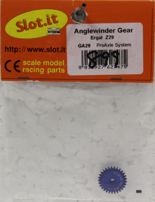 SIGA29 Slot.it 29 Tooth Aluminum Anglewinder Spur Gear 1:32 Slot Car ...
