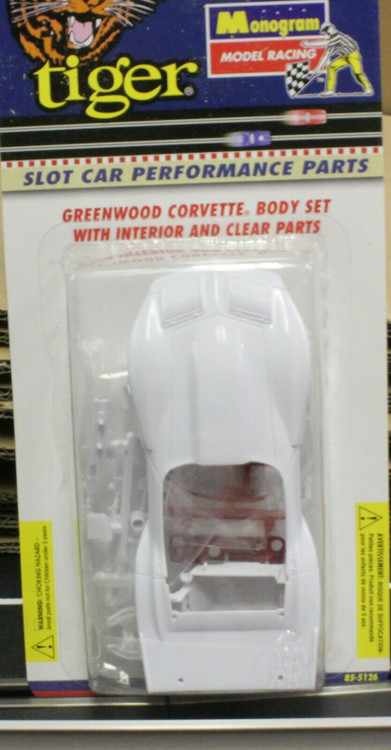 85-5126 Monogram Tiger Body Kit for Greenwood Corvette 1:32 Slot Car ...