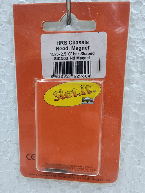 SICN03 Slot.it Neodymium HRS Chassis Magnet 15x5x2.5mm 1:32 Slot Car ...