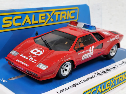 C4329 Scalextric Lamborghini Countach Monaco GP Safety Car 1:32 Slot ...