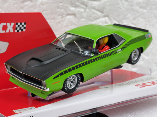 U10445X300 SCX Plymouth Trans Am AAR CUDA Sassy Grass Green 1970 1:32 ...