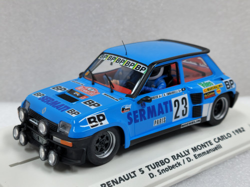 E2072 Fly Renault 5 Turbo Monte Carlo Rally 1982 Sermati, #23 1:32 Slot ...