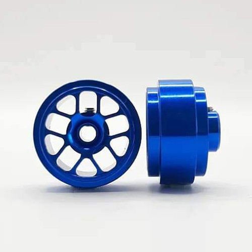 STAFFS219 Staffs Hyper Aluminum Wheels 15.8 x 8.5mm Blue (2) 1:32 Slot ...