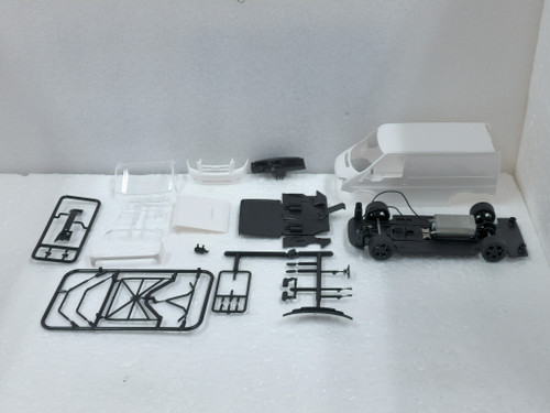 VANKIT1 Fly Transit Van White Kit 1:32 Slot Car - Great Traditions