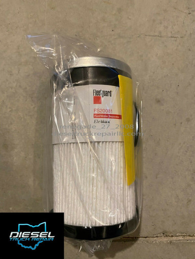 New Genuine Cummins FLEETGUARD FS20081 Fuel Filter Water Separator ISB ...