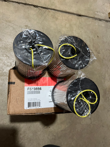 Fleetguard FS19856 Fuel Filter Fits Dodge Cummins 2003-2007 **3 PACK**