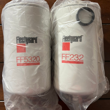 FF232 FF5320 Fleetguard FASS Fuel Replacement filter Cummins Duramax ...