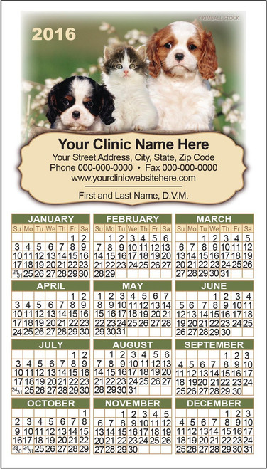 Veterinary Calendars | Positive Impressions