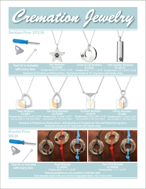 VCJFLYER - Cremation Jewelry Flyers - Positive Impressions