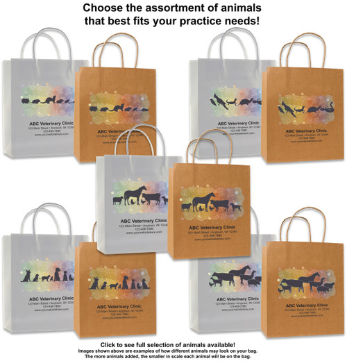 FCHSD57 - Personalized Handled Paper Bag (Multiple Imprint Colors ...