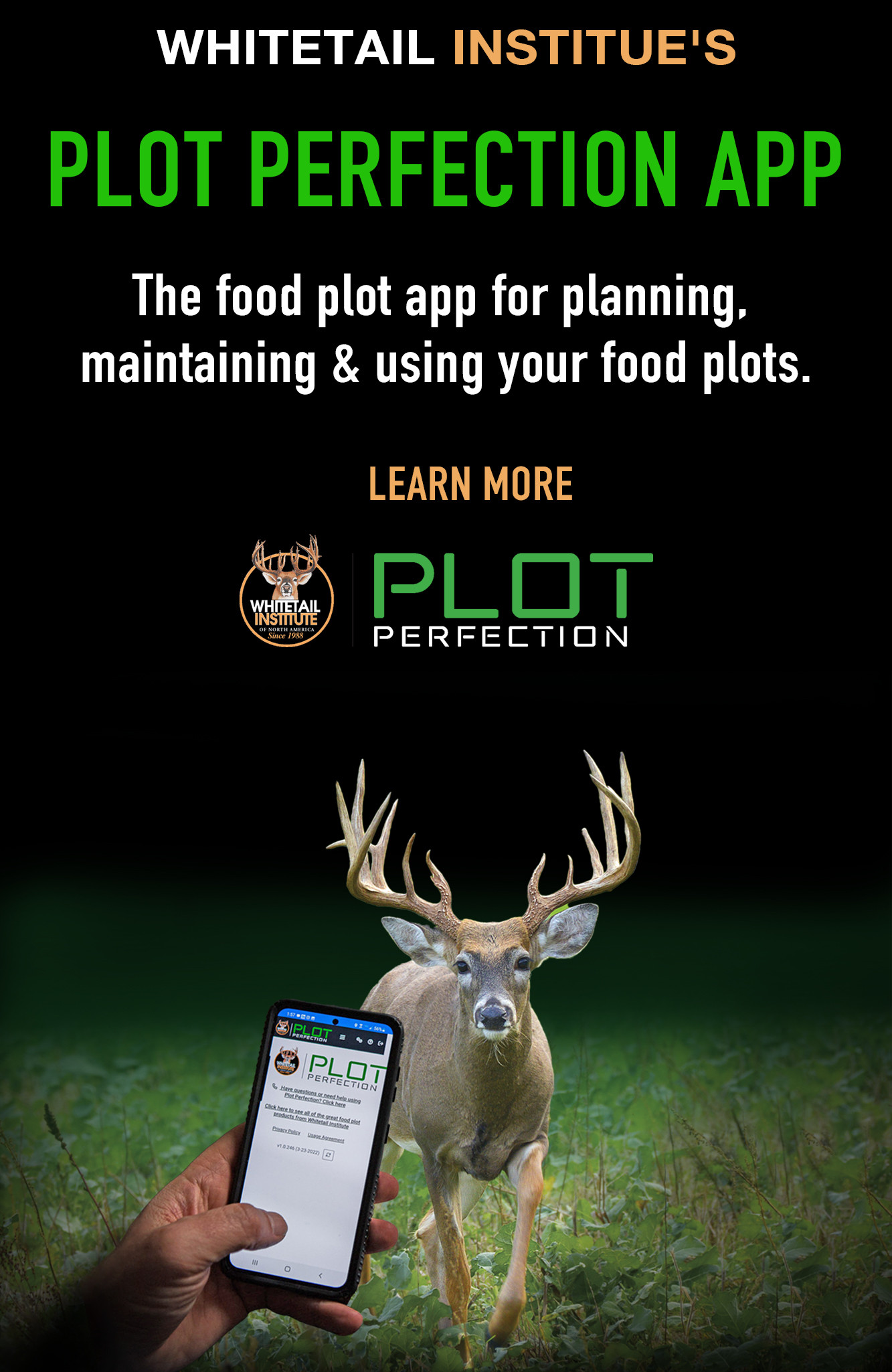 Whitetail Institute - Food Plots - Deer Food Plot Seeds - Soil Testing