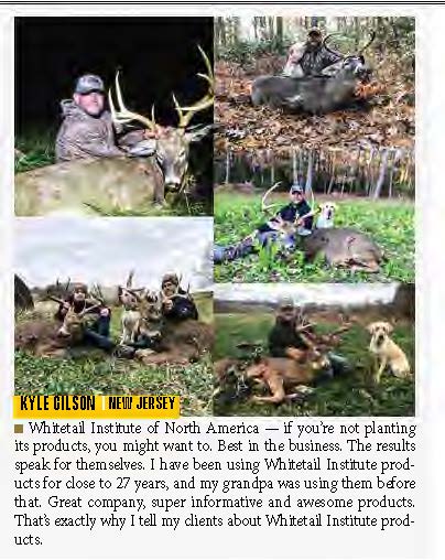 KYLE GILSON - NEW JERSEY - Whitetail Institute