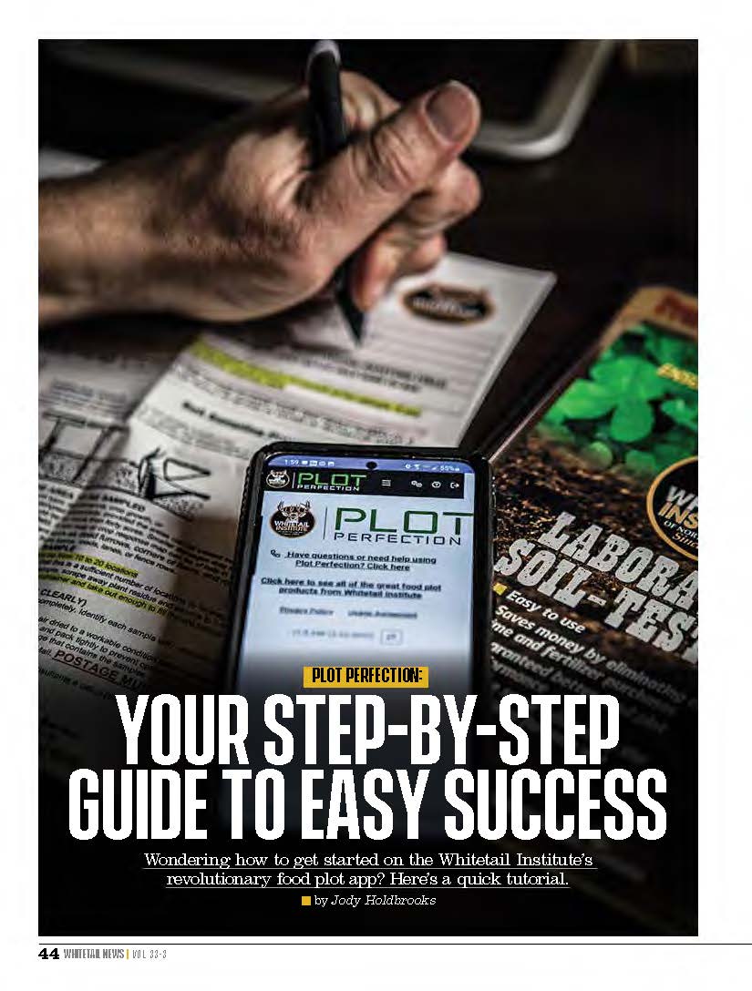 Plot Perfection Tutorial: Your Guide to Easy Success - Whitetail Institute