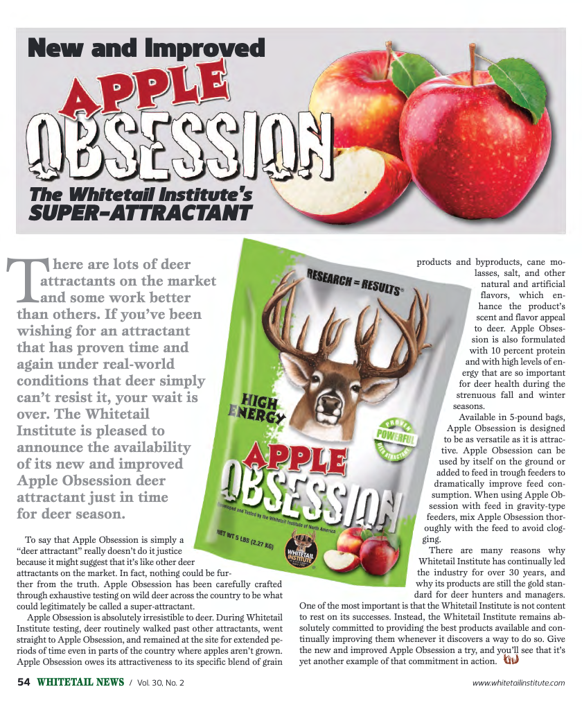 Apple Obsession - Whitetail Institute