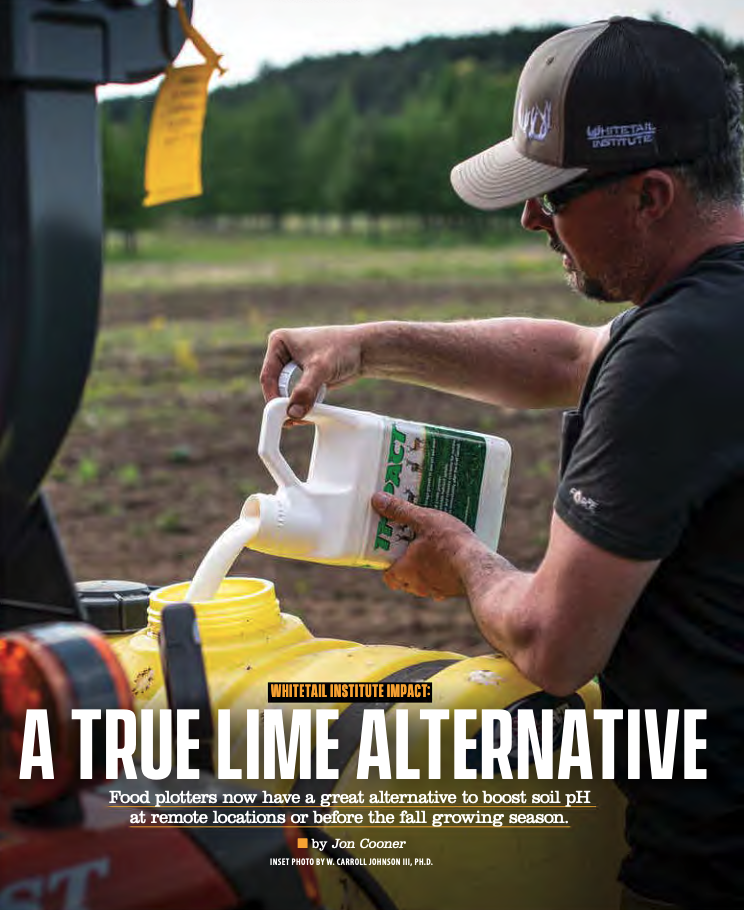 WHITETAIL INSTITUTE IMPACT: A True Lime Alternative - Whitetail Institute