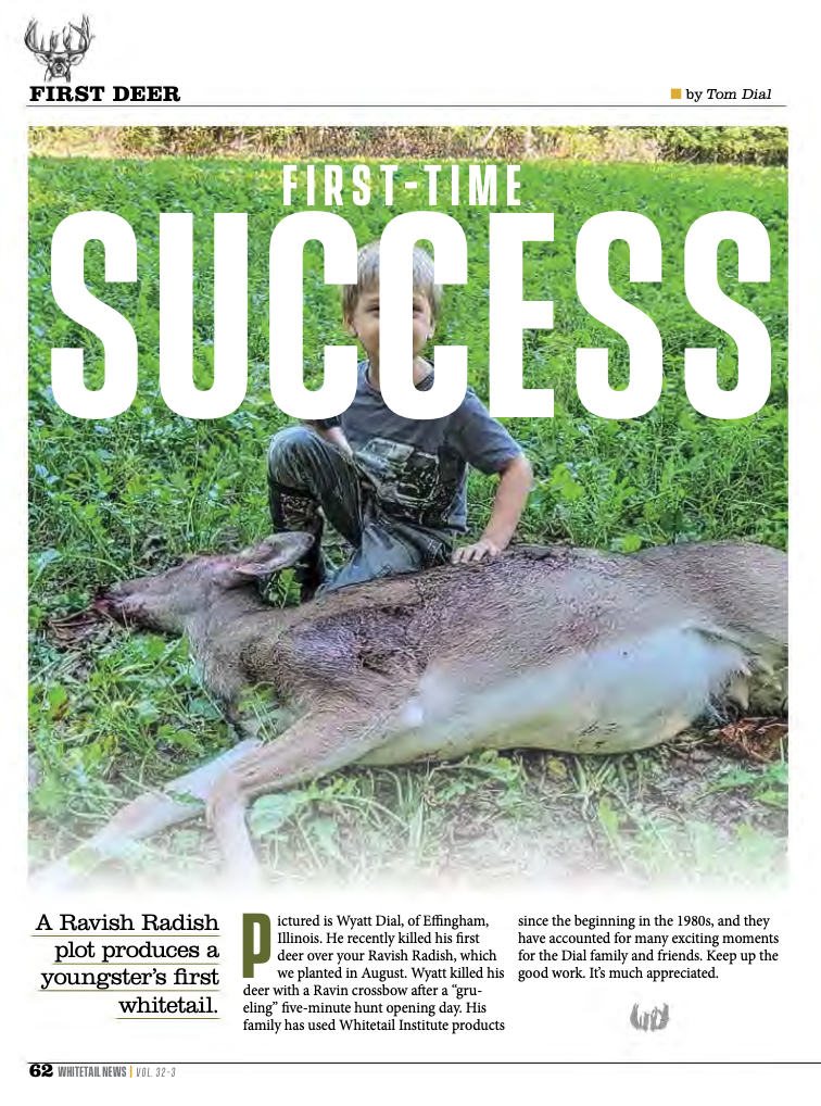 First-Time Success - Whitetail Institute
