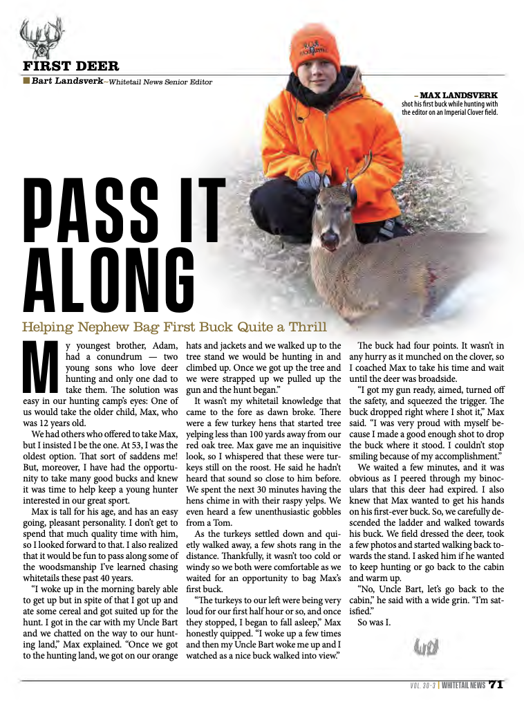 Pass It Along - Whitetail Institute