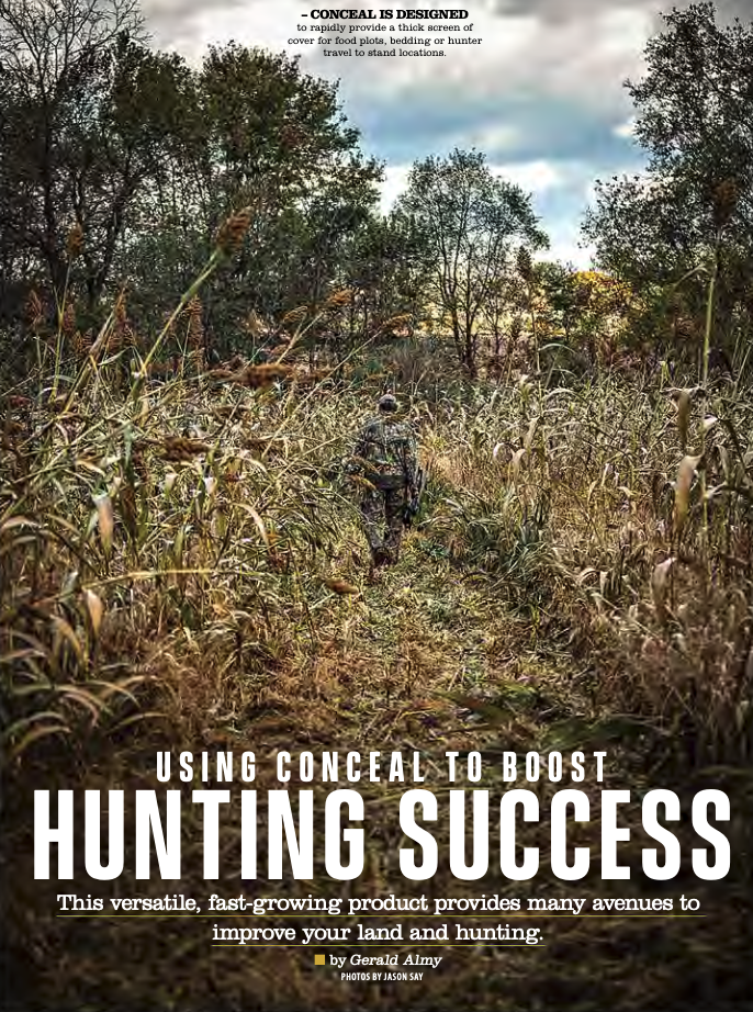 Using Conceal - Whitetail Institute