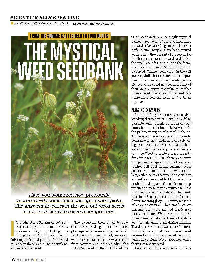 The Mystical Weed Seedbank - Whitetail Institute