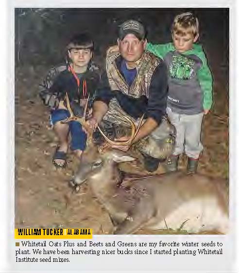 WILLIAM TUCKER - ALABAMA - Whitetail Institute