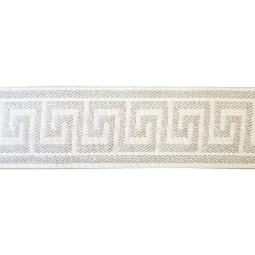 Greek Key White by Europatex Fabric - Fabric Carolina