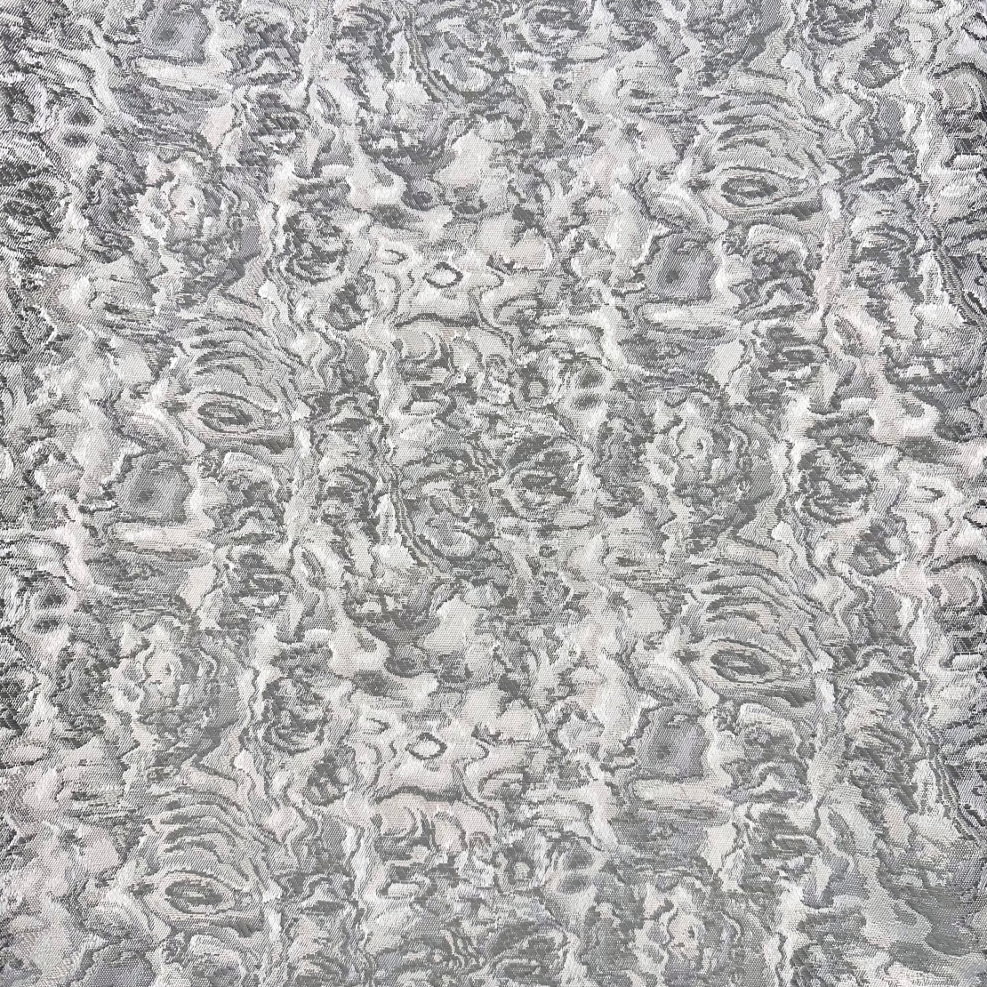 Le Krisel Silver Gray by Europatex Fabric - Fabric Carolina