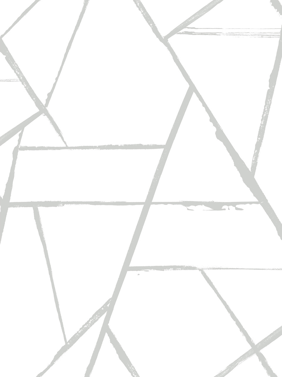 Intersect Silver Metallic Wallpaper by Carol Benson-Cobb - Fabric Carolina