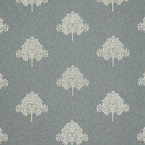 7875 Marigold Tree Embroidery 4 Slate by Wmah Fabric - Fabric Carolina