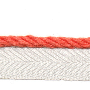 Le Lin Micro Cord Dark Coral by Europatex Fabric - Fabric Carolina