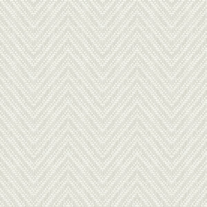Glynn Silver Chevron Wallpaper by A-Street Prints - Fabric Carolina