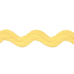 Ric Rac Tape Large Yellow 82728 by Schumacher Trim - Fabric Carolina