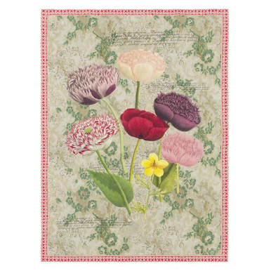 Poppy Study Violet Throw - Icon Radford