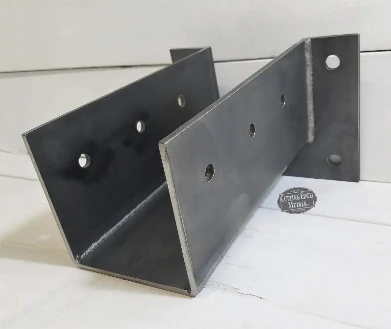 PB3S 3-Sided Timber Post Base Bracket – Custom Heavy Duty 3 Sided Post ...