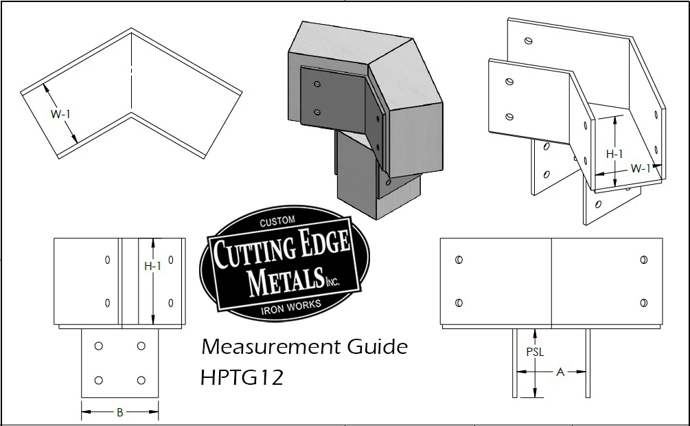 Custom Heavy Post to Girder Supporting Bracket (HPTG12) – Ideal for ...