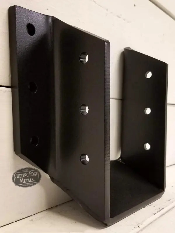 Angled Joist Hangers for Sloped Rafters / Custom Steel Bracket ...