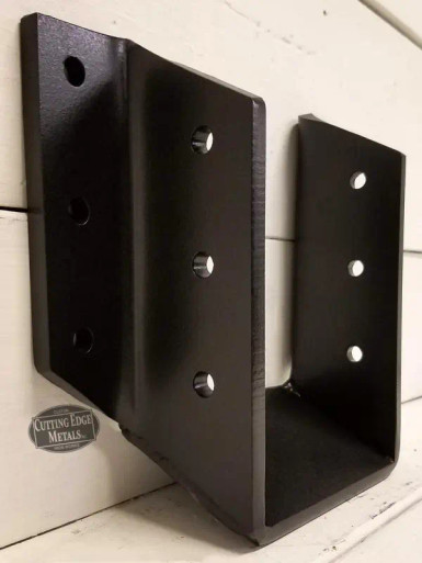 Angled Joist Hangers for Sloped Rafters / Custom Steel Bracket ...