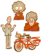 The Sizable Experience of the Boy and His Bike 4 Pin Party Pack - Scott ...