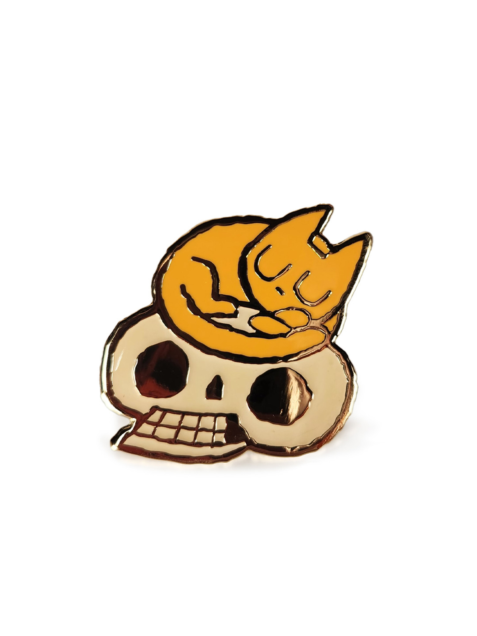 Cat And Skull Pin Scott C Shop