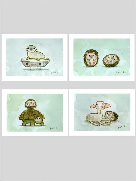 Animal Friends Four Pack - Scott C Shop