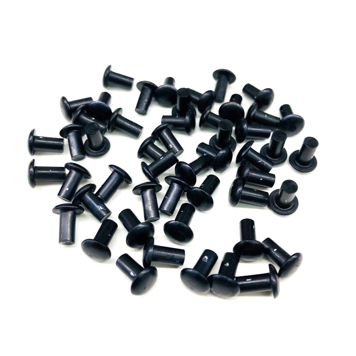 Black Smash Rivets - 1/8" x .250 (50pk)