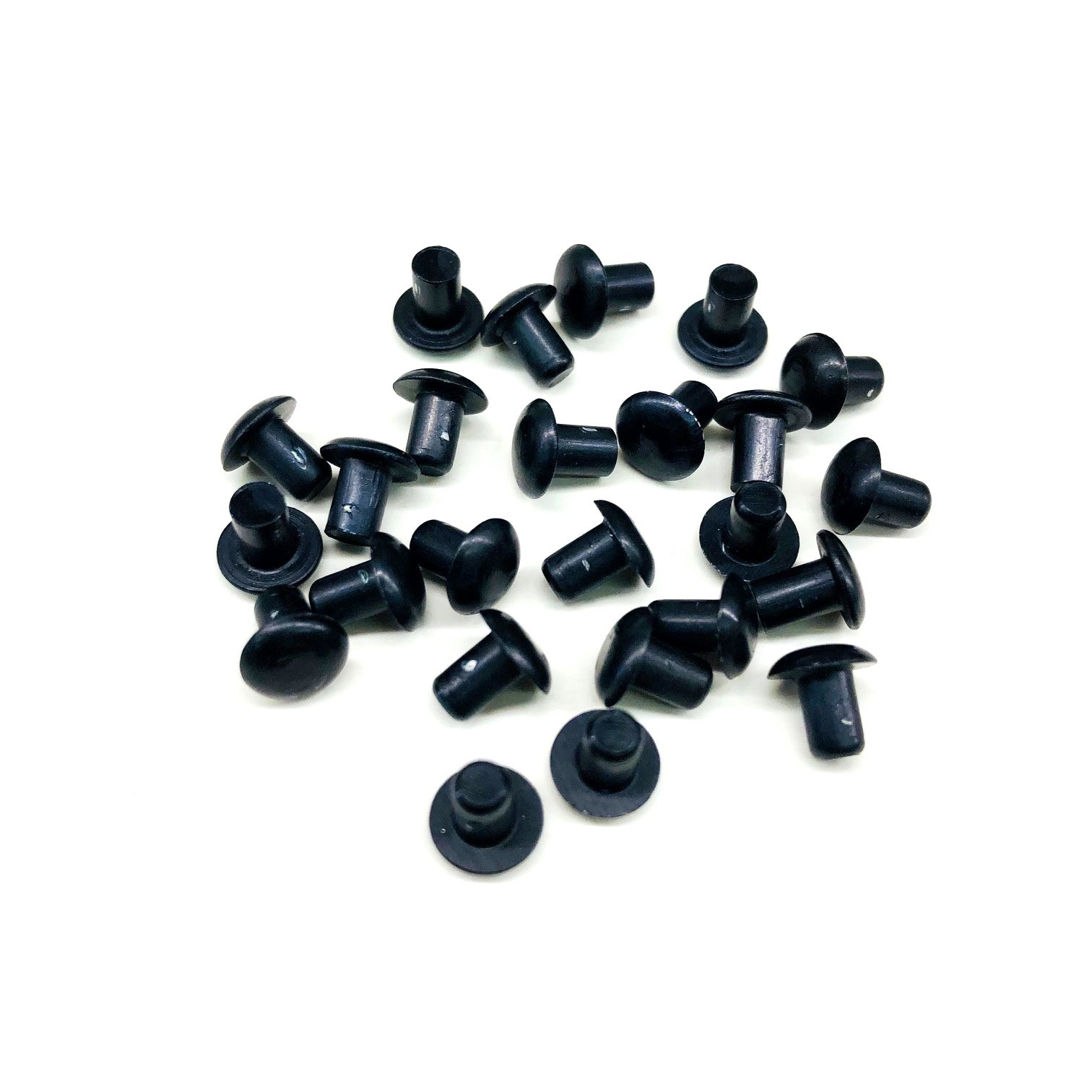 Black Smash Rivets - 1/8" x .187 (25pk)