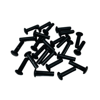 Black Smash Rivets - 1/8" x .375 (25pk)
